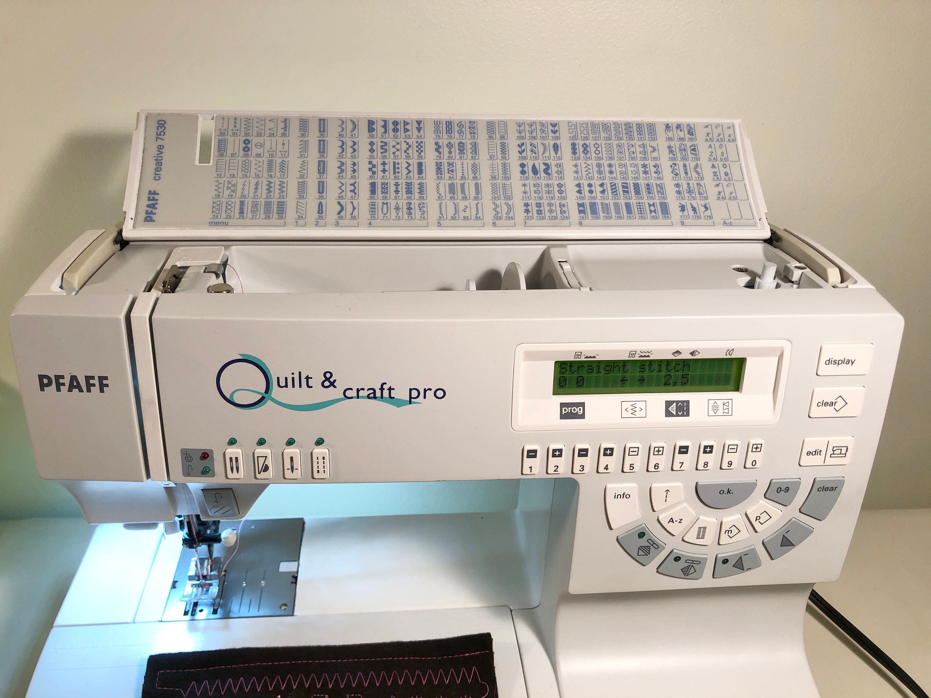 Pfaff Creative 7530~computerized Sewing Machine~fully Refurbished With ...