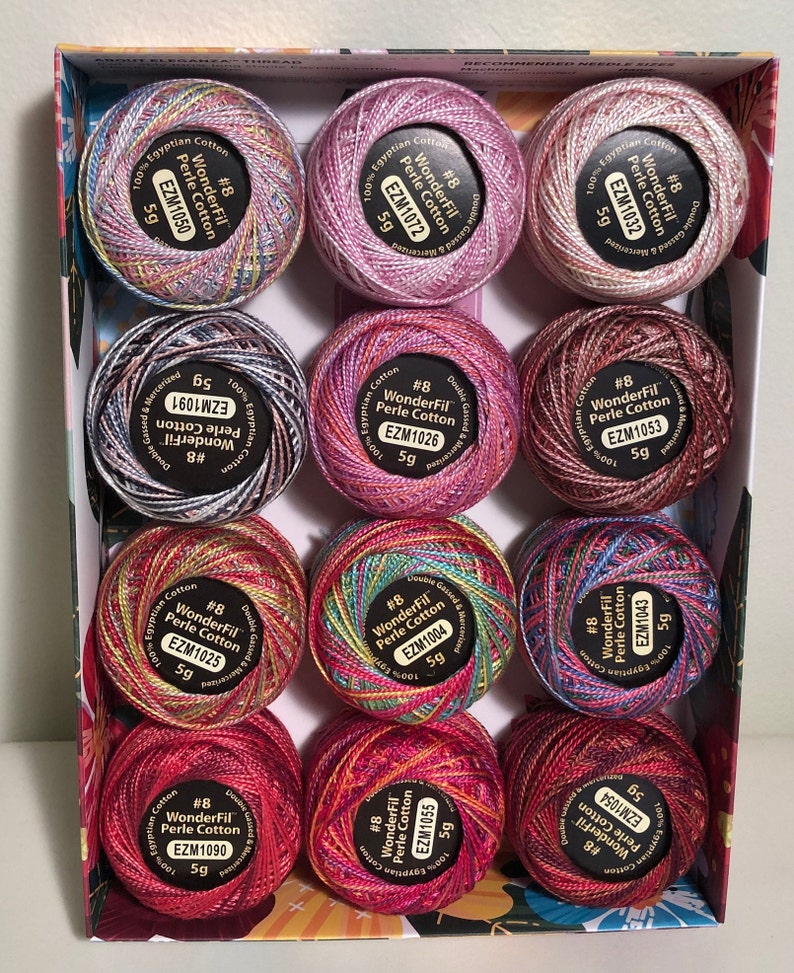 Eleganza #8 Perle Cotton by Wonderfil~4 Colorways - Etsy