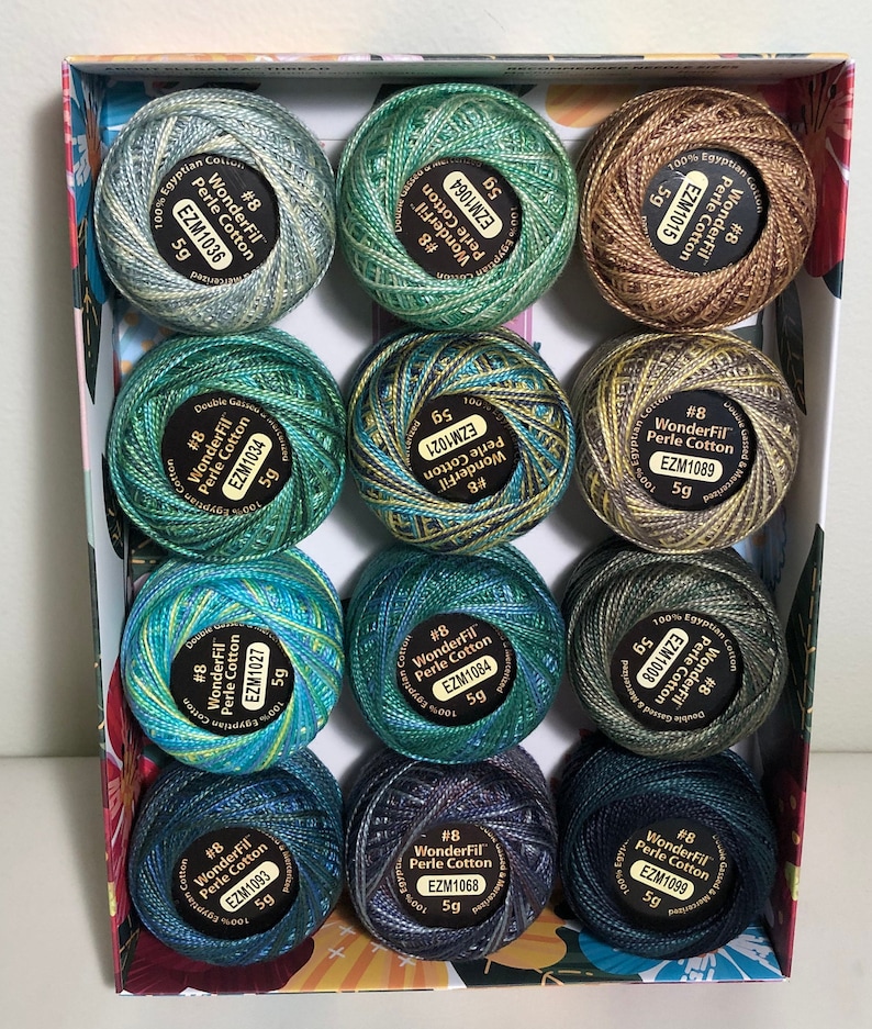 Eleganza #8 Perle Cotton by Wonderfil~4 Colorways - Etsy