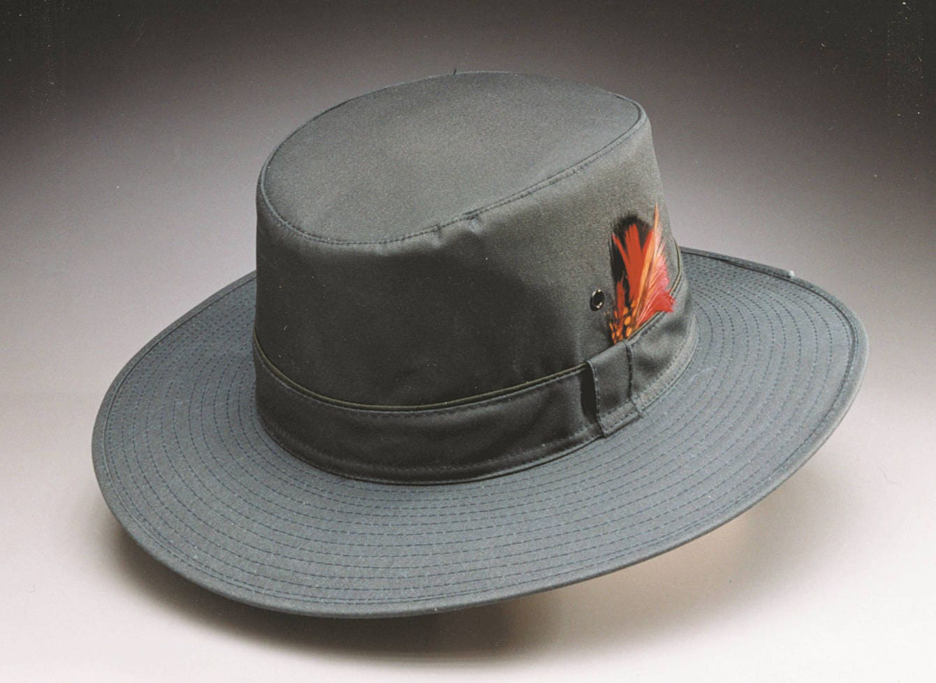 The Virginian Waxed Cotton Hat With Matching Plaid Lining. 3 Colors ...