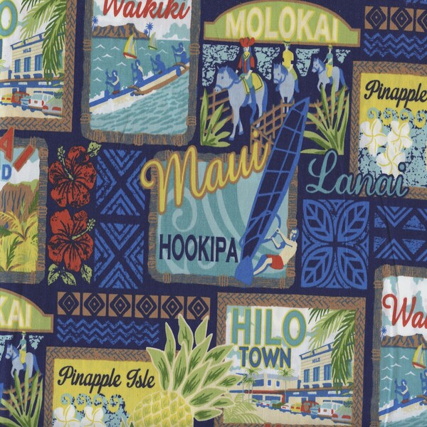 Blue Pacific Fabrics - Etsy