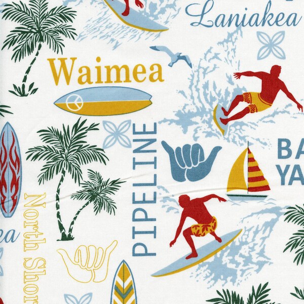 Surfing Fabric - Etsy