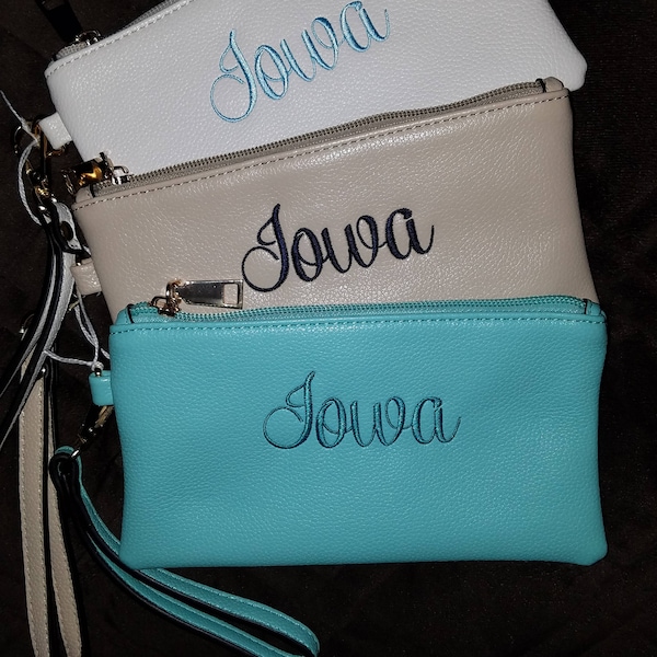 Monogrammed Wristlet - Etsy