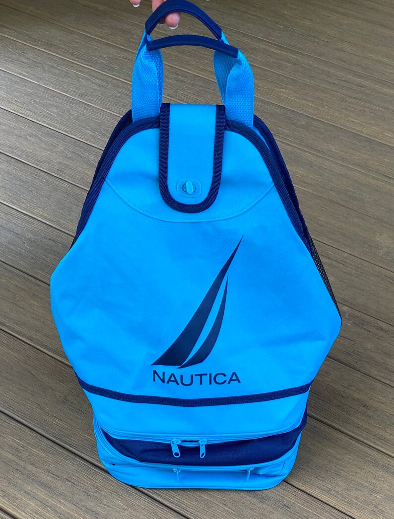 Monogrammed Tote Bag/ Beach Bag / Diaper/ Multi Compartments/ Extra ...