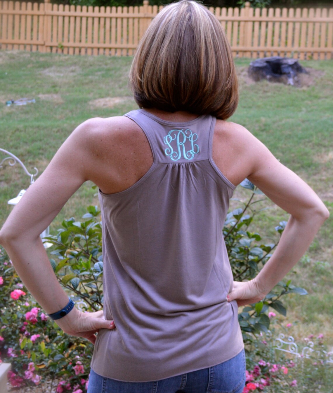 Monogrammed Bella Flowy Tank Top Now in LILAC 20 Colors to - Etsy