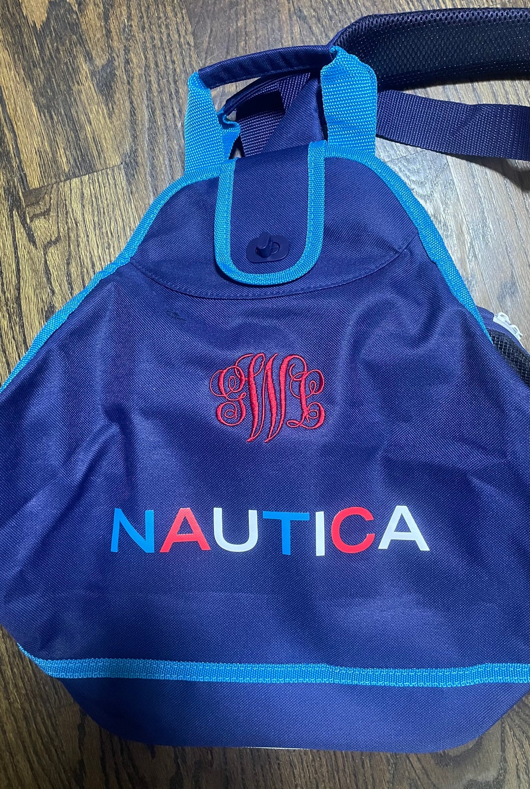 Monogrammed Tote Bag/ Beach Bag / Diaper/ Multi Compartments/ Extra ...