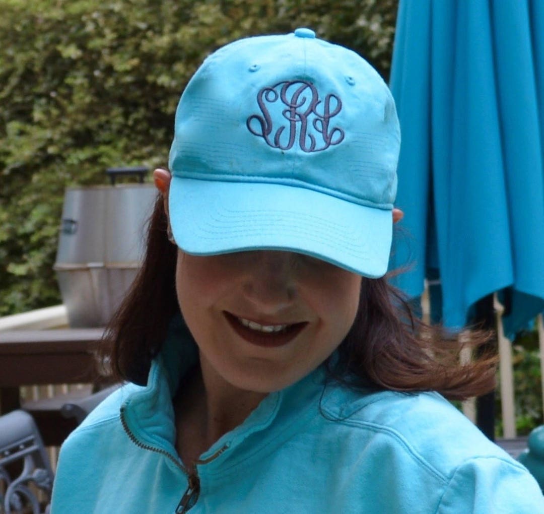 Monogrammed COMFORT COLORS Baseball Cap---new!!! - Etsy