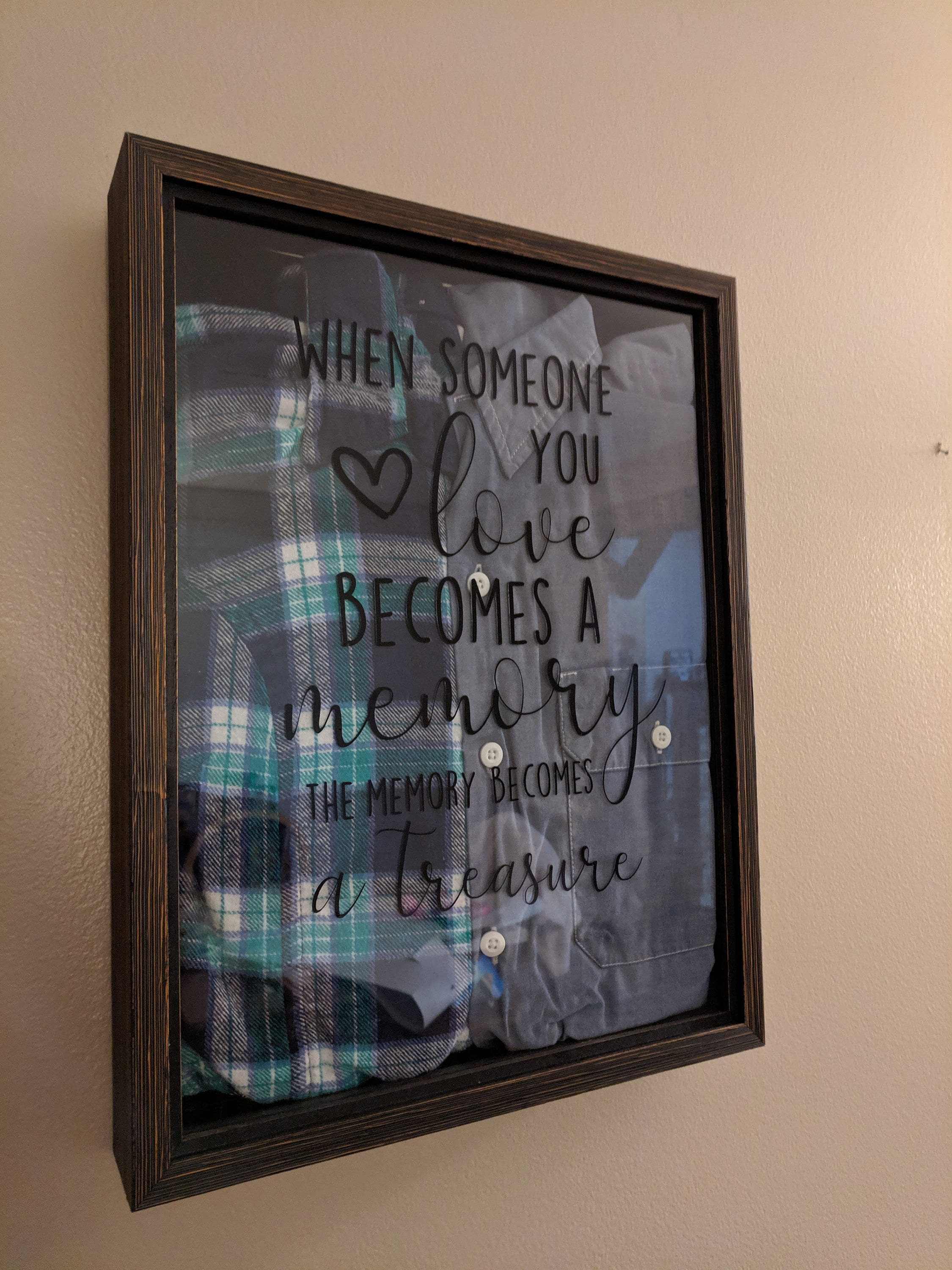 Memory Shadow Box for Loss - Etsy