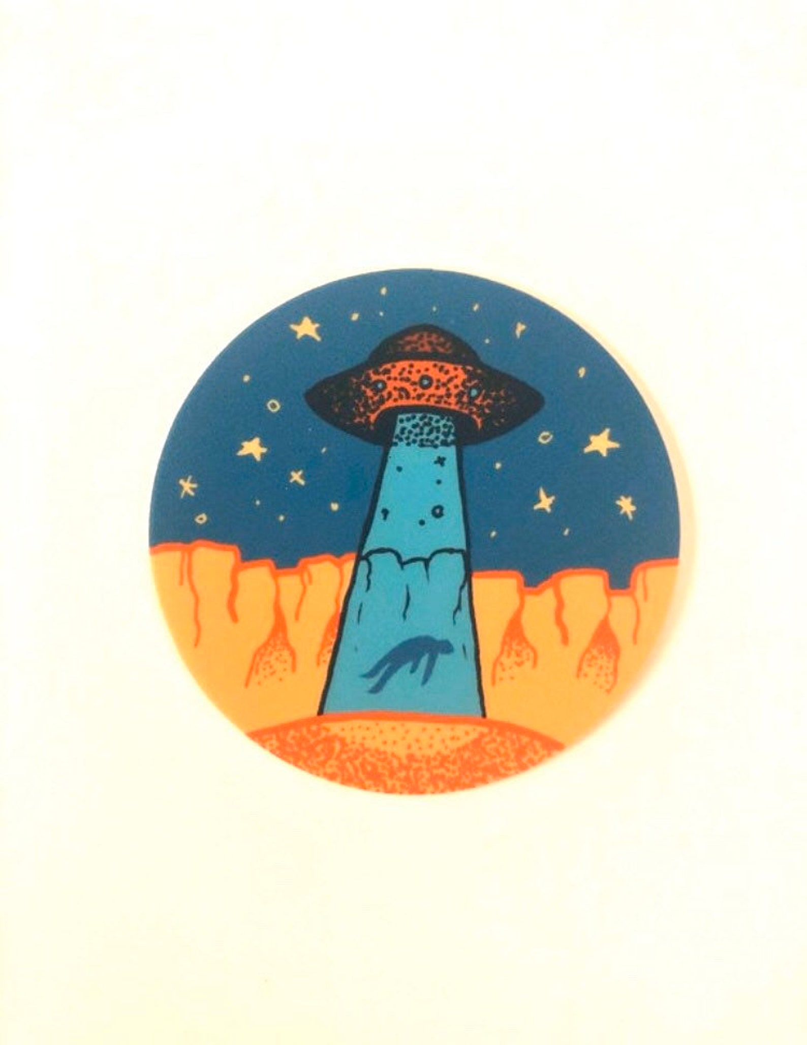 Alien Abduction Sticker - Etsy