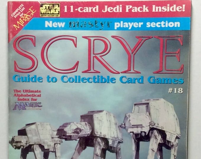 Scrye Magazine 18 vintage Collectible Card Game Magazine - Etsy