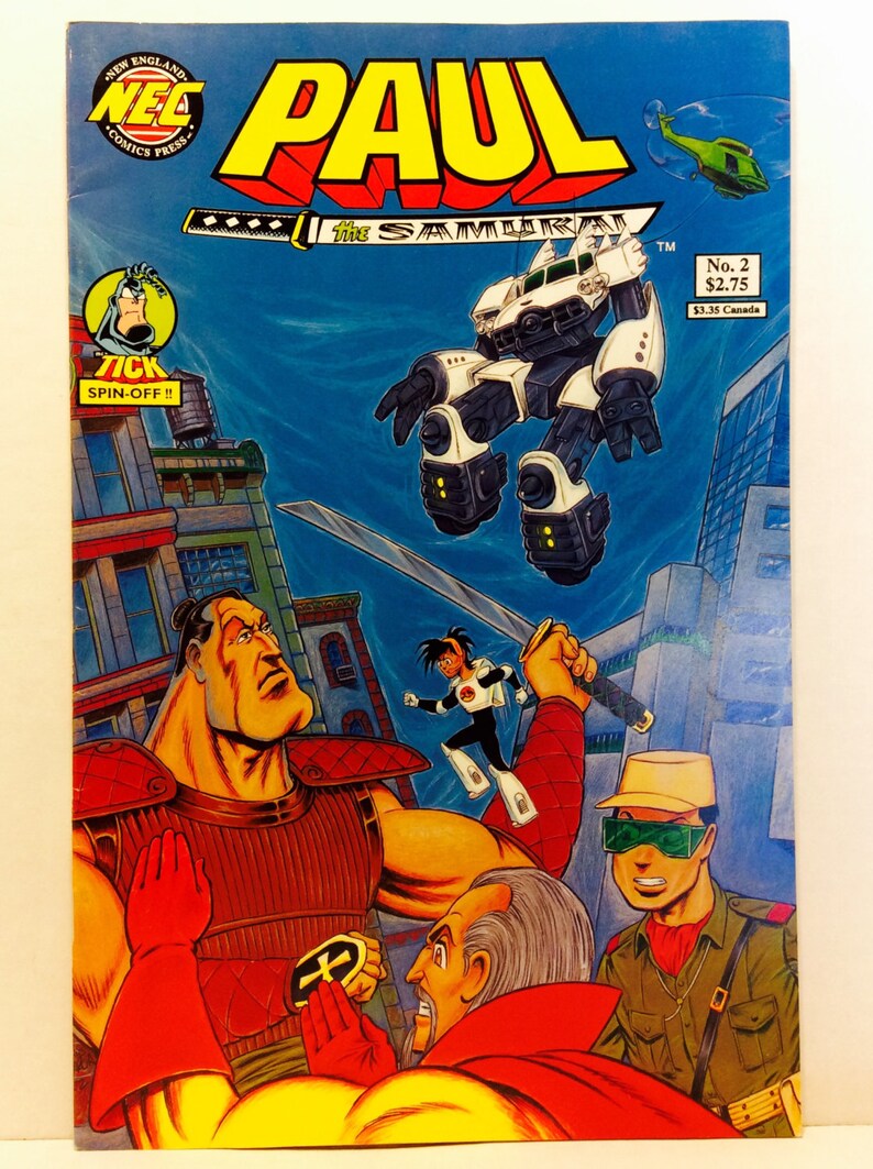Paul the Samurai 1-3 vintage NEC Comics 3pack Madness - Etsy