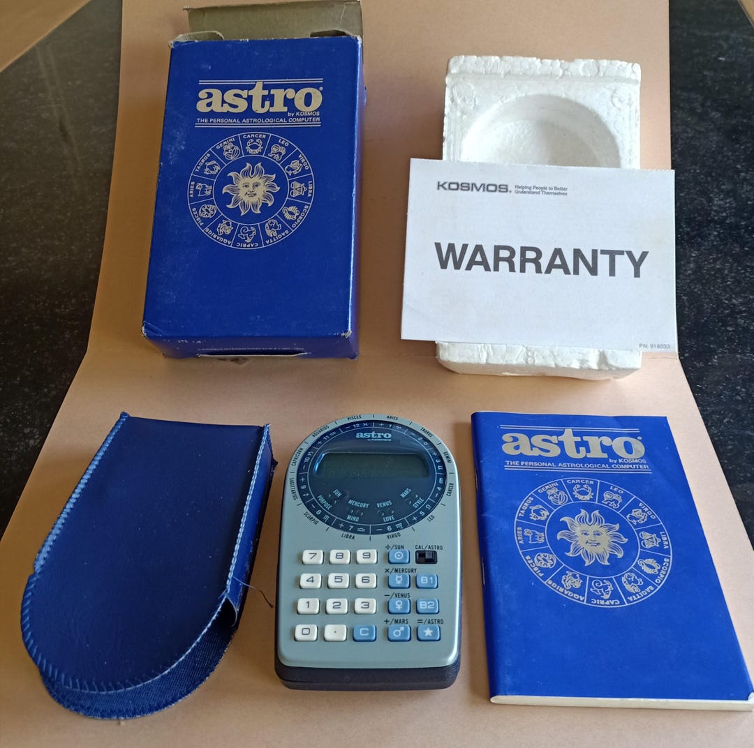 Rare Astro Personal Astrological Computer / Calculator "kosmos ...