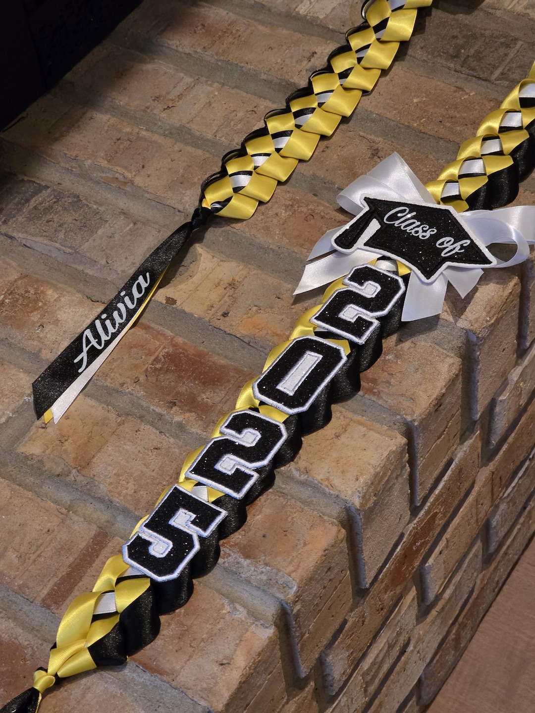 Personalized Lei -ribbon Lei - Custom Made School Graduation Lei ...