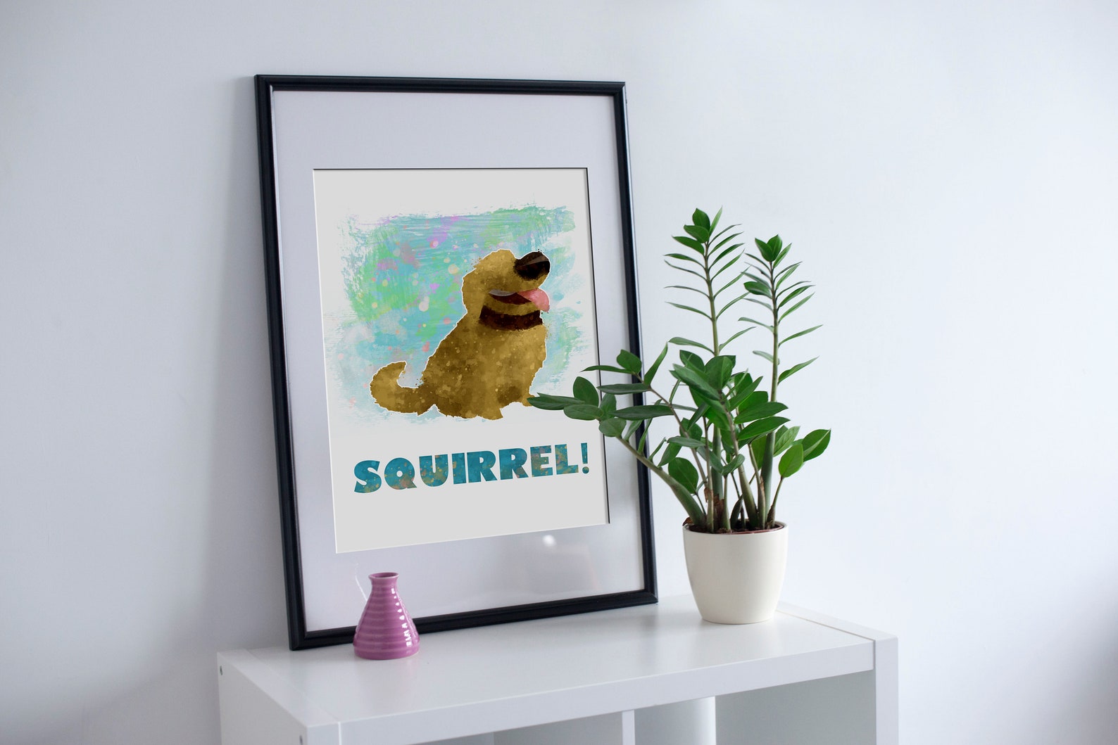 Squirrel Dug Up Printable 8x10 Pixar Poster Digital Etsy