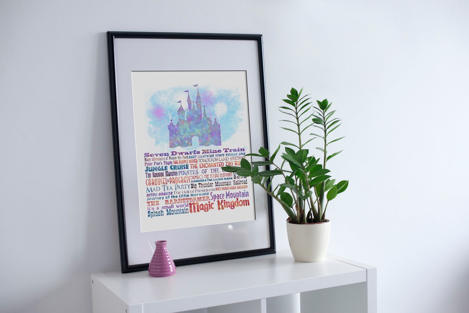 Disney World Magic Kingdom 2018 Printable Art DIGITAL / - Etsy