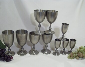 Pewter goblet | Etsy