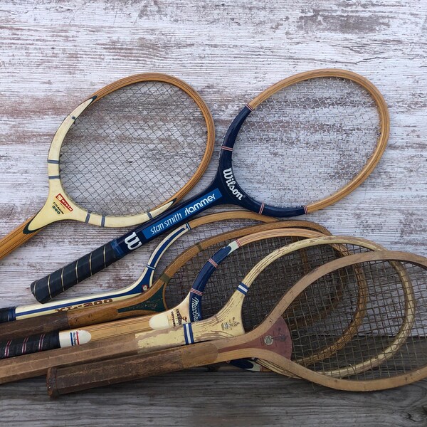 Wooden Tennis Racket - Etsy