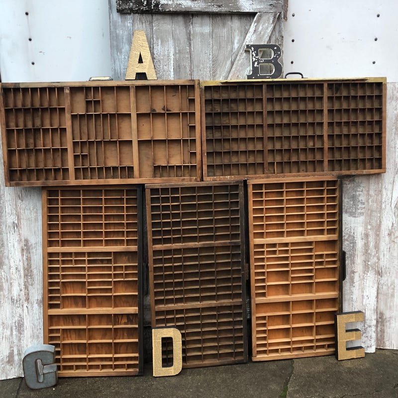 Letterpress Tray - Etsy
