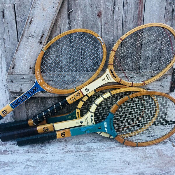 Wood Tennis Racket - Etsy