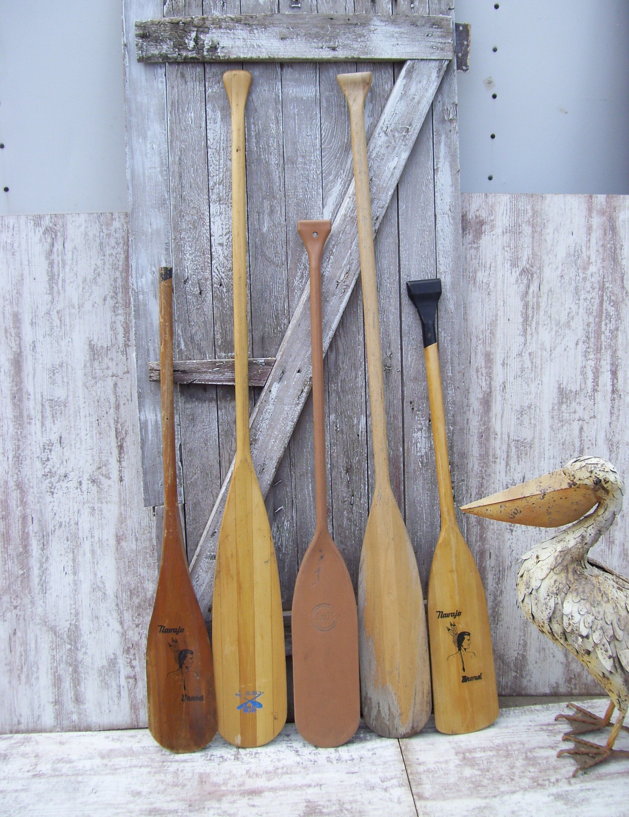 Vintage Oars And Paddles