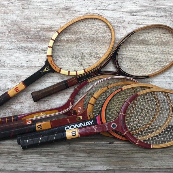 Wood Tennis Racket - Etsy