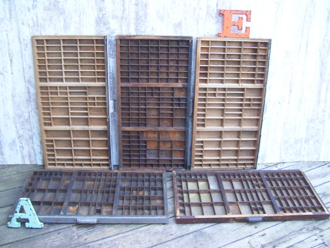 Hamilton Printers Drawer Typeset Letterpress Tray Thompson Cabinet Co ...