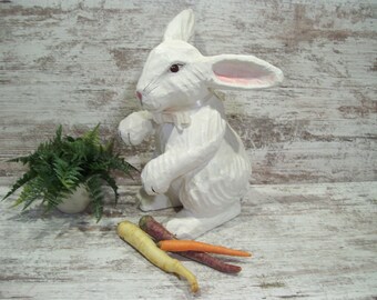 Paper Mache Rabbit - Etsy