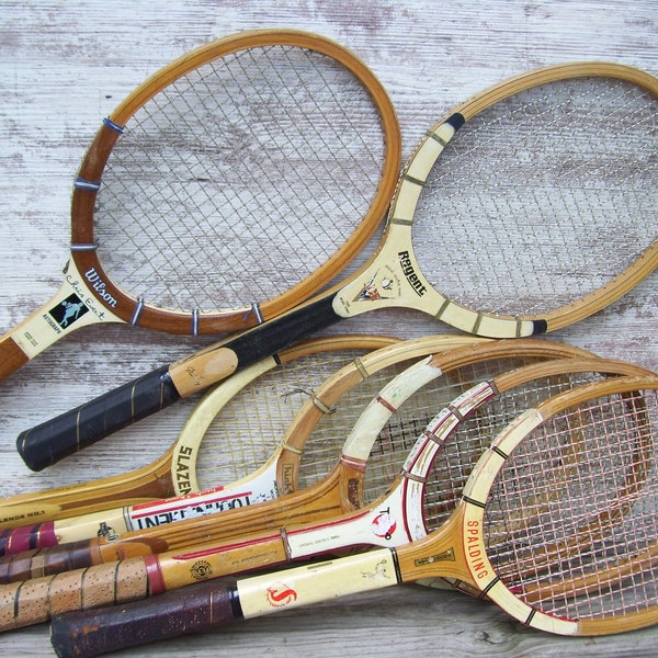 Wooden Tennis Racket - Etsy
