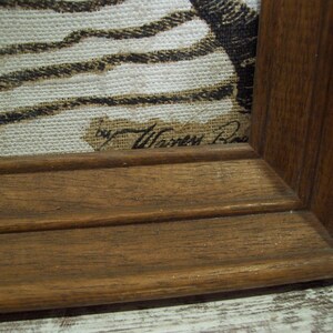 Warren Boucher Covered Bridge Art Linen Artist Signed Kay Dee Hand ...