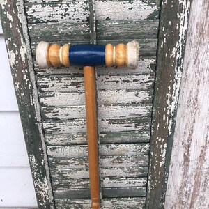 Vintage Wood Croquet Mallet Cosplay Heathers Sportcraft South Bend Lawn ...