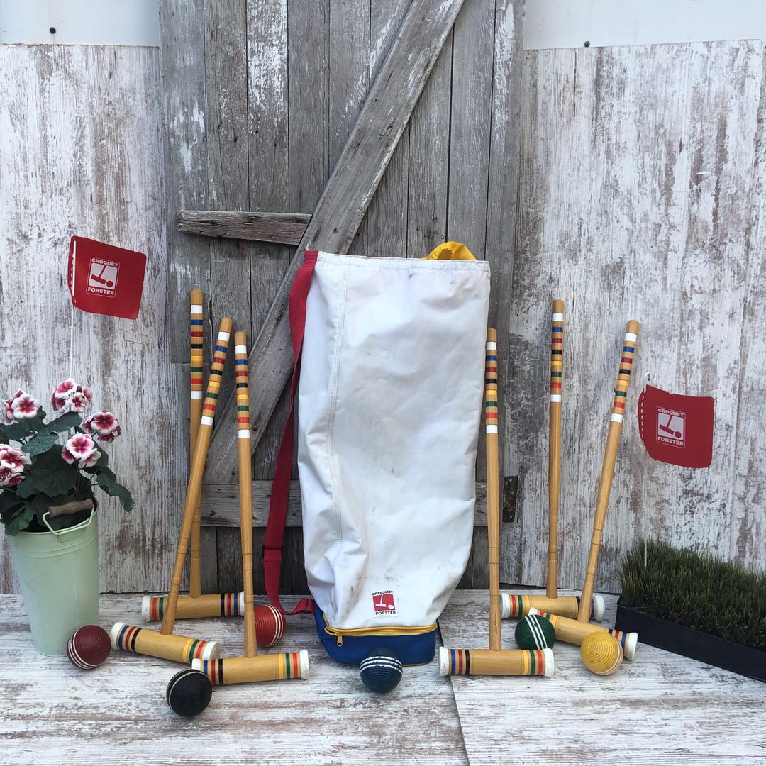 6 Player Forster Croquet Set LONG 28