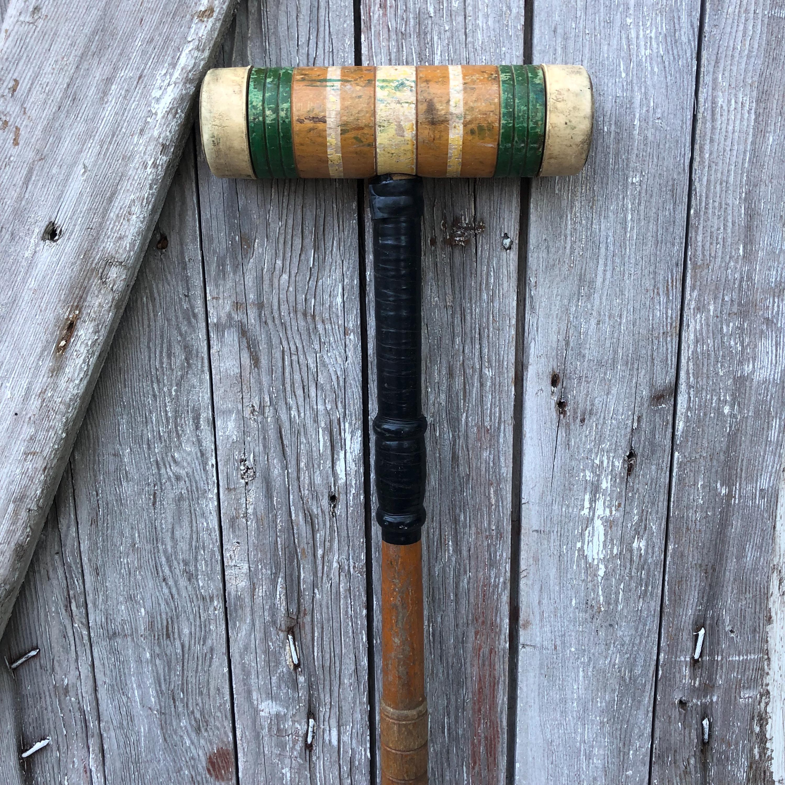 Vintage Wood Croquet Mallet Cosplay Heathers Sportcraft South Bend Lawn ...