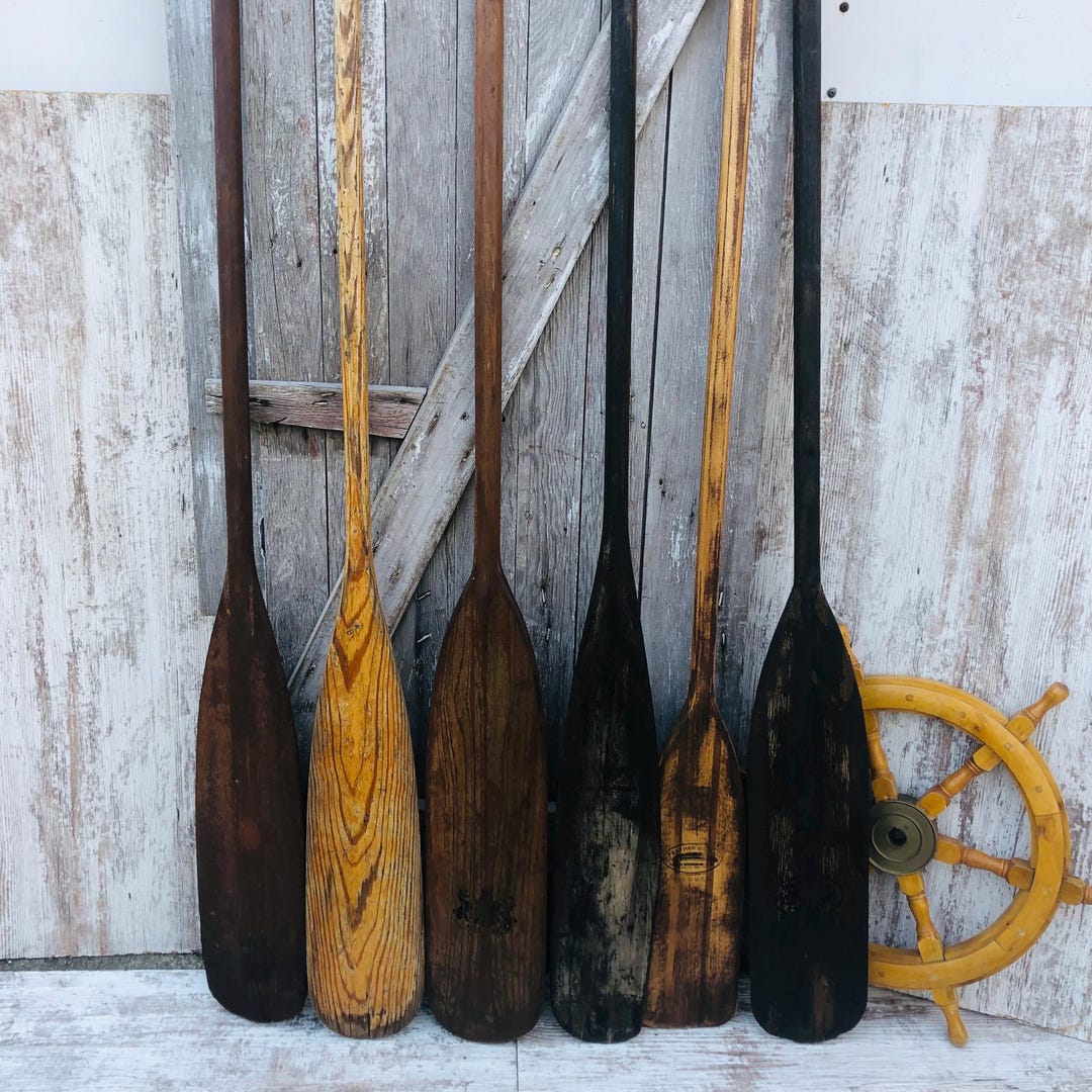 Walnut Wood Canoe Paddles Feather Brand Stained Wood Oar Paddle Beach ...