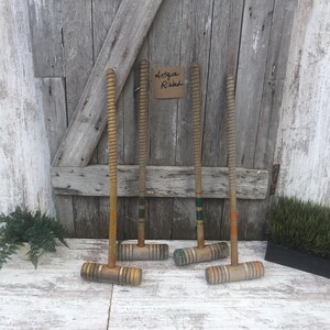 Vintage Wood Croquet Mallet Cosplay Heathers Sportcraft South Bend ...