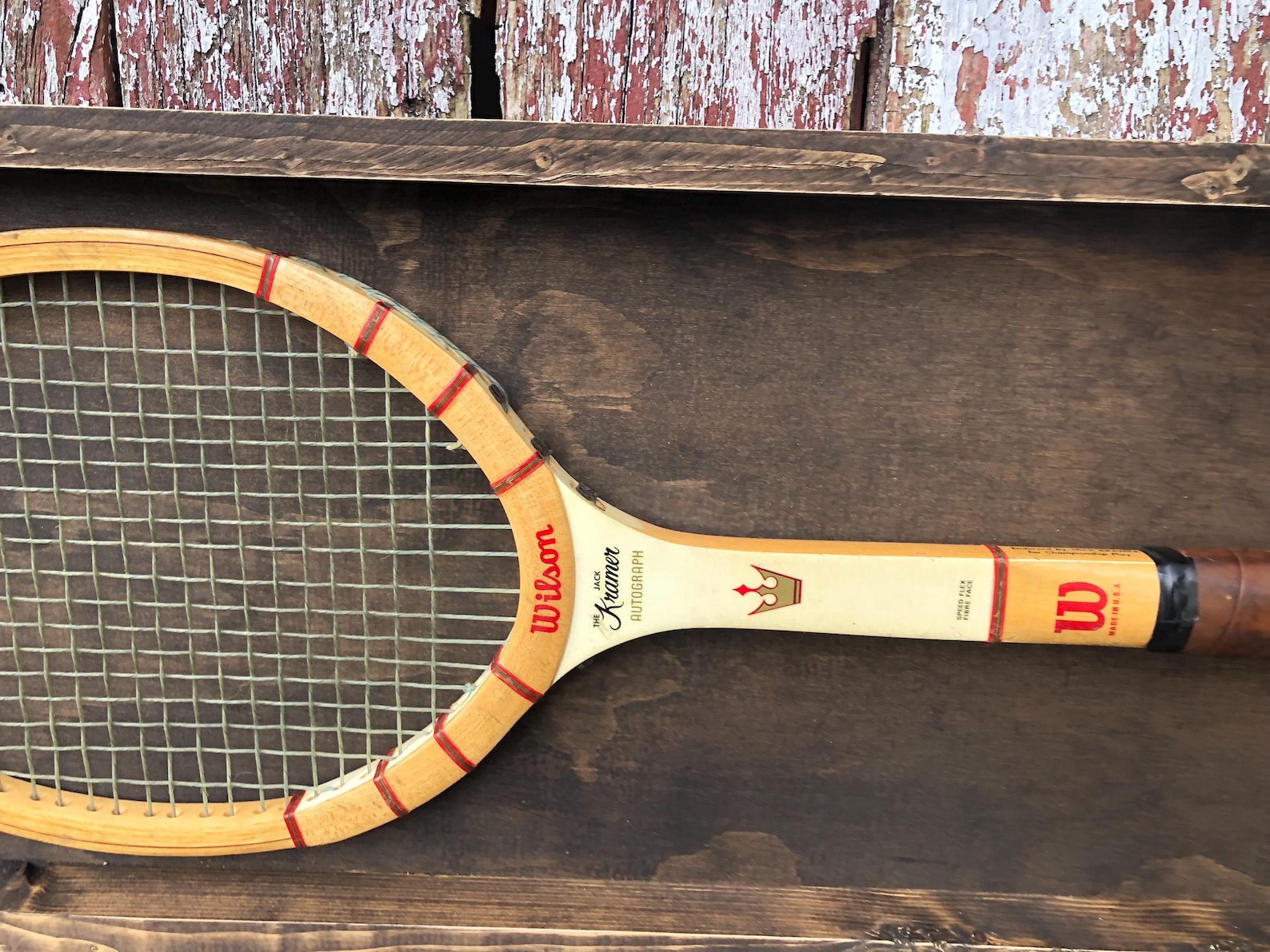 Wood Tennis Rackets Wilson Stan Smith Alice Marble Jack Kramer ...
