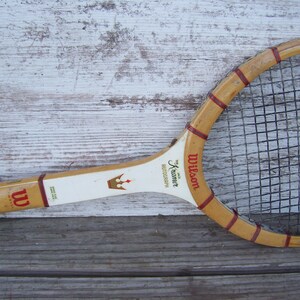 Wood Tennis Rackets Wilson Pancho Gonzales Don Budge Dunlop Marty ...