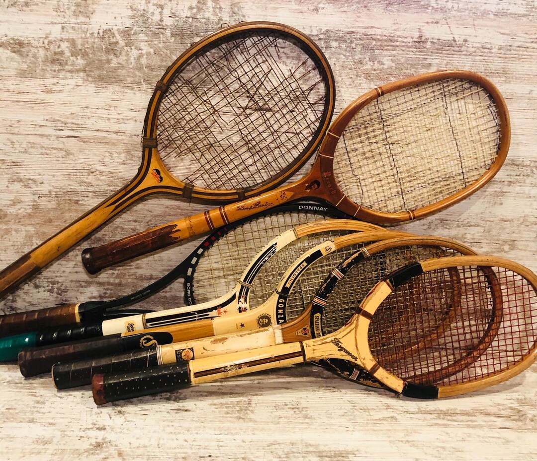 Wood Tennis Racquets Donnay Bjorn Borg Spalding Pancho Gonzales Vampire ...