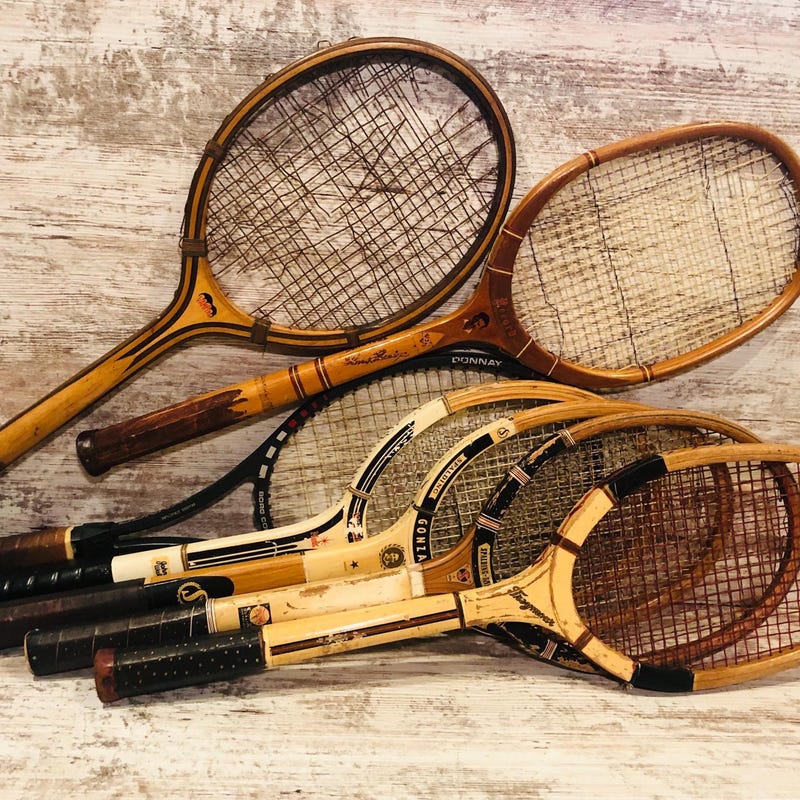 Wooden Tennis Raquet Decor - Etsy