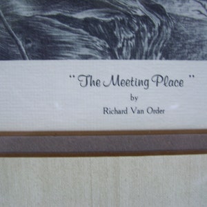 Richard Van Order the Meeting Place Canadian Geese Pencil Signed ...