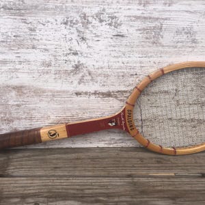 Wood Tennis Rackets Wright and Ditson Trophy Spalding Pancho Gonzales ...