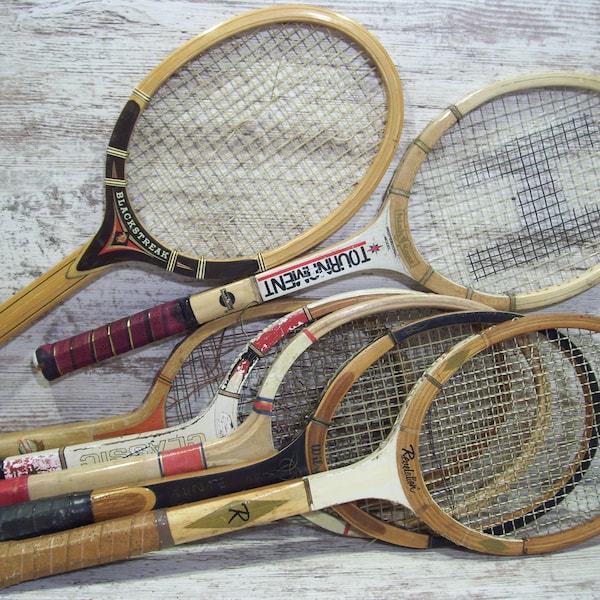 Wooden Tennis Racket - Etsy