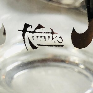 4 Kimiko Glassware Silver Platinum Knights Shield Highball Tom Collins ...