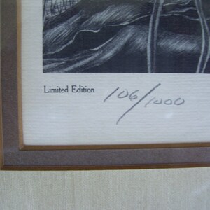 Richard Van Order the Meeting Place Canadian Geese Pencil Signed ...