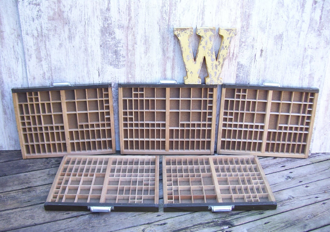 Hamilton Printers Drawer Typeset Letterpress Tray Thompson Cabinet Co ...