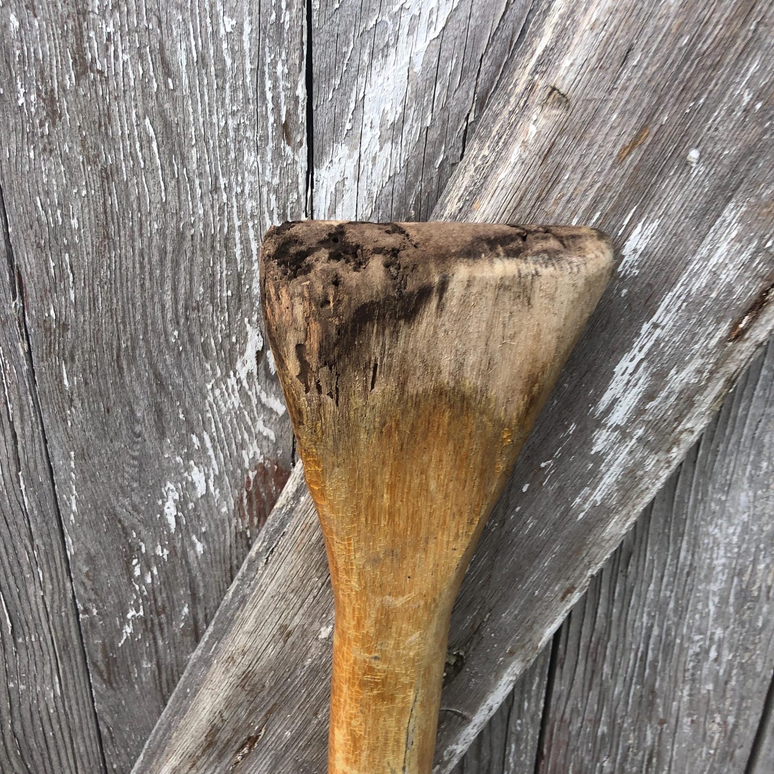 Vintage Wood Canoe Paddle Feather Brand Foster Oar Co Boat Nautical ...