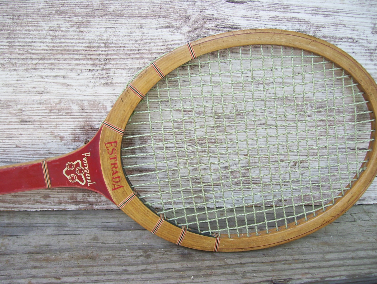 Wood Tennis Rackets Wright and Ditson Trophy Spalding Pancho Gonzales ...