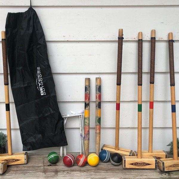 Croquet Set - Etsy