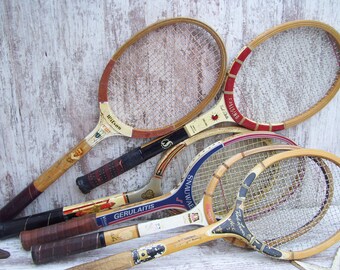 Wooden Tennis Racket | Etsy