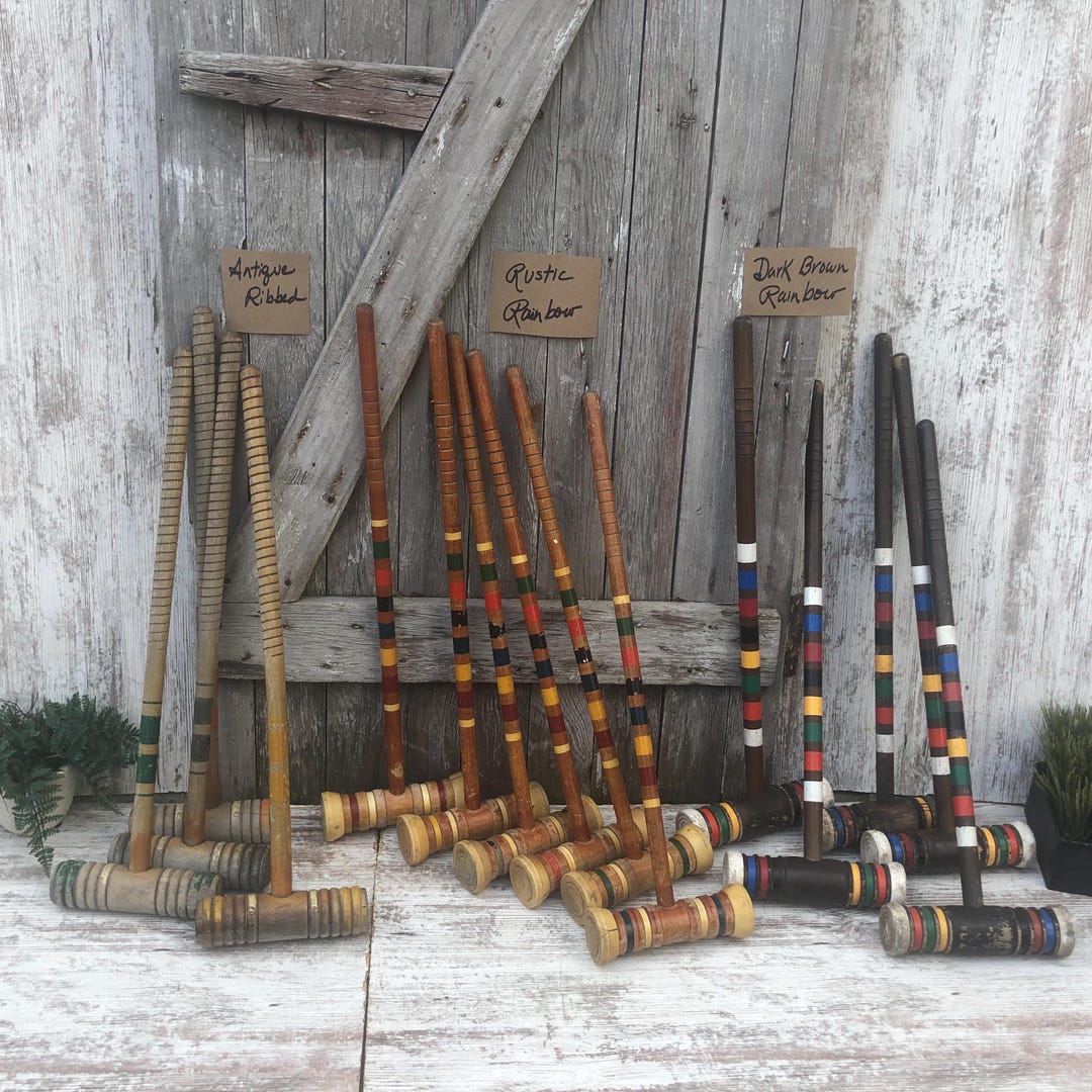 Vintage Wood Croquet Mallet Cosplay Heathers Sportcraft South Bend ...