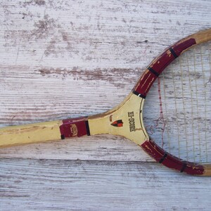 Wood Tennis Rackets Wright and Ditson Trophy Spalding World ...